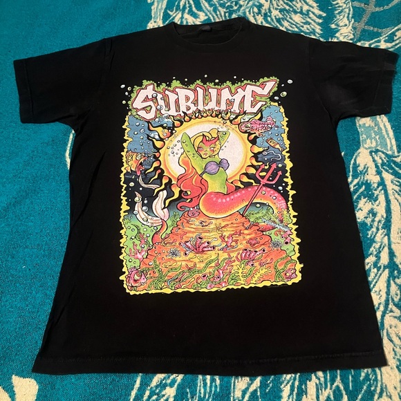 Hot Topic | Shirts | Sublime Band Mermaid T Shirt M Excellent Condition ...